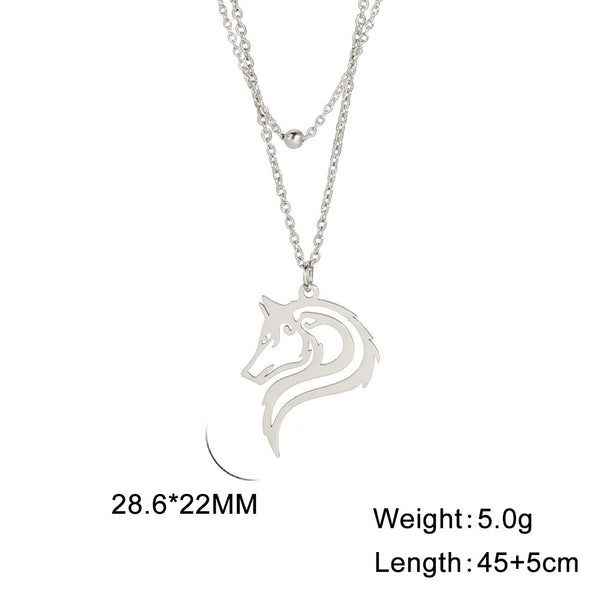 New Amazing Wolf Pendant Necklaces - Animals Aso – animalsaso02