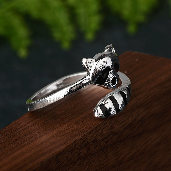 New Amazing raccoon Ring - Animals Aso – animalsaso02